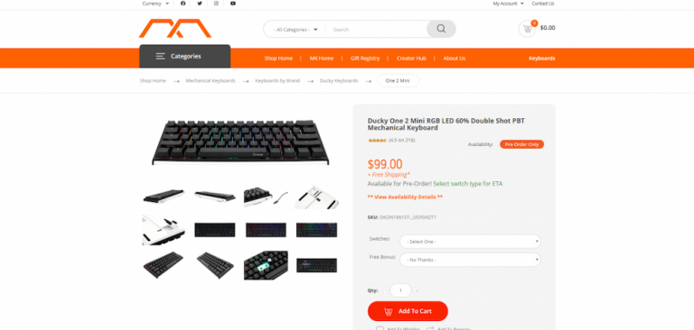SEO Site Breakdown: Mechanical Keyboards Inc. | Generix Marketing
